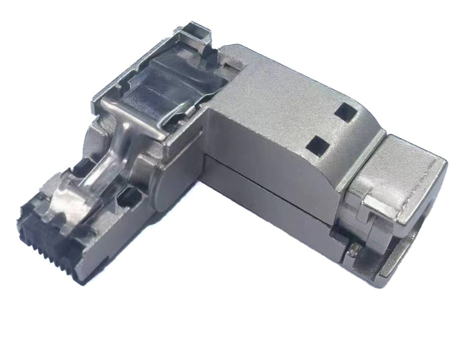 RJ45 4Pins Male, Angle